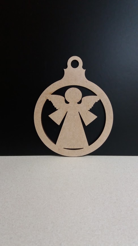 White Acrylic 9cm Overlays (WC2403) | Woodform Crafts