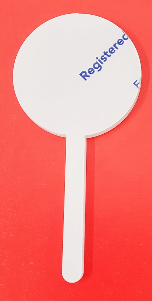 Clear Acrylic 5cm Circle Cake Topper For Cupcakes (WC1531) | Woodform ...